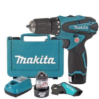 China Household Use Makita DF330DWe Cordless Drill Driver Brush Motor Variable Speed Plastic Housing 6.0mm Chuck 24Nm Max Torque 2.5Ah for sale