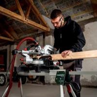China Metabo KGS216M 8-Inch Sliding Compound Miter Saw 1500W New Model Aluminum Cutting Machine Precision Angle Cutting Power Tool for sale
