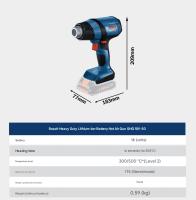 China GHG 18V-50 18V Cordless Hot Air Gun Portable Lithium Battery Heat Gun for sale