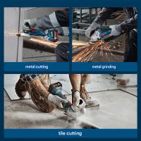 China 18V Brushless Cordless Angle Grinder GWS 18V‑8 100mm 11000RPM M10 Thread Power Cutting Grinding Tool for sale
