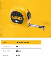 China Original DEWALT 5M Steel Tape Measure Double‑Sided Wear‑Resistant Measuring Tape Anti‑Slip Handheld Ruler For Home Decoration Construction Survey for sale