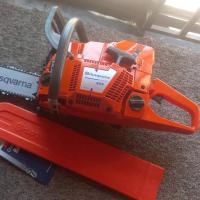China Husqvarna 365 Chainsaw with Original Logo Professional 65cc Gasoline Chain Saw for Forestry Farm Wood Cutting for sale