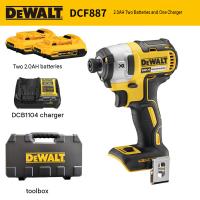 China DEWALT DCF887 18V Cordless Impact Driver 205Nm High Torque Lithium Battery Power Screwdriver** for sale