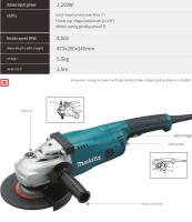 China `Makita GA7020 2200W Angle Grinder 180mm 7 Inch 8500RPM Electric Angle Grinder For Heavy‑Duty Metal Stone Cutting Grinding` for sale
