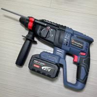 China 6pcs 2200W Power Tool Kits Hammer Impact Drill Brushless Battery Wrench Cordless Angle Buzz Saw Combination Set for sale