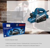 China `B o s c h GHO6500 Professional Handheld Electric Planer 650W 82mm Wood Planer 0‑2.6mm Planing Depth Woodworking Hand Planer` for sale