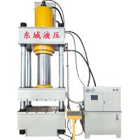 China 300 Tons Composite Material Hot Press Molding Four Column Press Plastic Sand Lawn Floor Tile Hydraulic Press Machine for sale