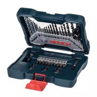 China 30Pcs Titanium Coated Twist Drill Bit Mixed Set HSS Drill Bits for Metal Wood Plastic Drilling for sale