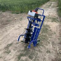 China Agricultural Tree Planting Hole Puncher Garden Fence Ground Soil Drilling Machine with Motor Pump Gearbox Bearing for sale