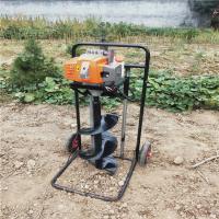 China Agricultural Tree Planting Hole Puncher Garden Fence Ground Soil Drilling Machine with Motor Pump Gearbox Bearing for sale