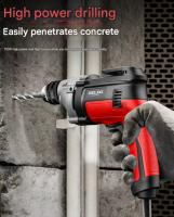 China DELIXI 220V Corded Hand Pistol Drill Home Use Electric Screwdriver Multi Purpose Drilling Screw Driving Power Tool for sale