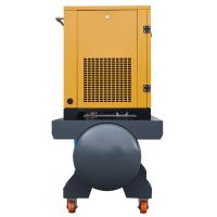 China Portable Small Integrated 7.5kW 5.5HP Energy Efficient VSD Lubricated Screw Air Compressor 4in1 Dryer Tank Filter with Engine for sale