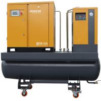 China Portable Small Integrated 7.5kW 5.5HP Energy Efficient VSD Lubricated Screw Air Compressor 4in1 Dryer Tank Filter with Engine for sale