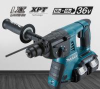 China 36V Lithium Cordless Rotary Hammer DHR263 SDS Plus 4-Groove 3 Functions Hammer Drill Impact Drill Electric Chisel For Concrete Masonry for sale