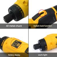 China DEWALT DCF680G2 Original 7.2V Gyroscopic Cordless Screwdriver Folding Lithium Electric Screwdriver with 2 Batteries Kit for sale