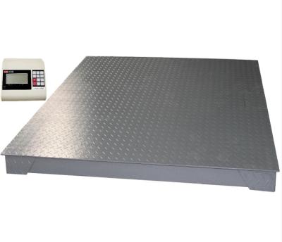 China Battery Powered Warehouse Floor Scale Industrial Heavy Duty Platform Scale 3000kg for sale