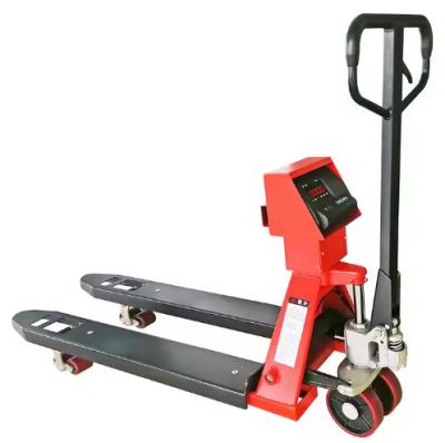 China Comfortable Hand Pallet Scale Jack 1000kg 3000kg 5000kg 10000kg for sale