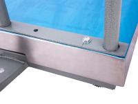 China Customizable Stainless Steel Electronic Weighing Machine 500kg With Guardrail for sale