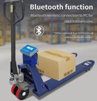 China Warehouse Container Lift Electric Forklift Scale Pallet Truck Scale 5000kg for sale