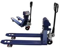 China Warehouse Container Lift Electric Forklift Scale Pallet Truck Scale 5000kg for sale