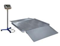 China Ultra Low Profile Floor Scales Industrial Floor Weighing Scales 3x3 for sale