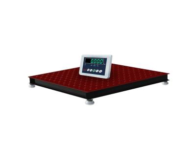 China OEM ODM 3000kg 1000kg Load Floor Weighing Scale Warehouse Pallet Scale for sale