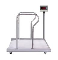 China Digital Hospital Wheelchair Weighing Scale Multifunction Bench Weighing Scale 300kg for sale
