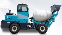 China Self-loading concrete mixer truck 1.8 cubic meters 4 cubic meters cement tank truck mobile fully automatic mixer truck m for sale