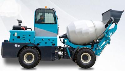 China Self-loading concrete mixer truck 1.8 cubic meters 4 cubic meters cement tank truck mobile fully automatic mixer truck m for sale