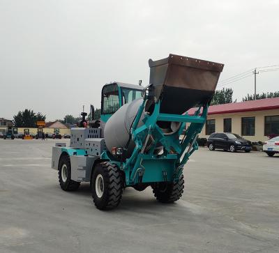 China Self Loading Concrete Truck Moto Mixer XDEM 2.4m3  6000 Kg for sale