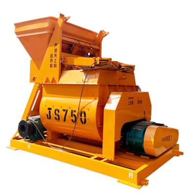 China XDEM JS750 Concrete Batching Mixer Plant 3500 Kg 30kw 80mm for sale