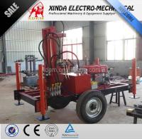 China YZ50-150H Hydraulic Diesel Water Well Drilling Machine Optional Wheel/Crawler Chassis 210m Deep Borehole Drilling Rig Max 400mm Diameter Variable Speed Water Drilling Equipment For Farm Irrigation for sale