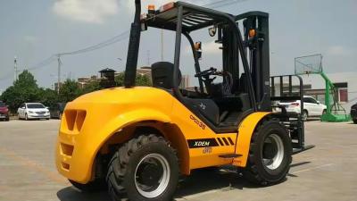 China 3.5 Ton Rough Terrain Forklift With Japanese Engine Forklift for sale