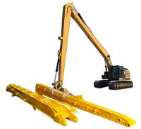China Customized Excavator Long Boom And Arm Heavy Duty For 320 8M 10M 14M 18M 24M 28M for sale