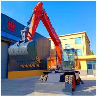 China Good Quality Factory 18ton Wheel Excavator SZL180 SHANZHONG Hydraulic Digger for sale