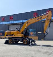 China SHANZHONG 21ton Wheel Excavator SZL215 Hydraulic Digger for sale