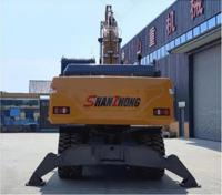 China SHANZHONG 21ton Wheel Excavator SZL215 Hydraulic Digger for sale