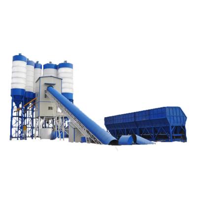 China High Output HZS60 60M3H 110kw Concrete Batching Plant Commercial Central Concrete Plant With Mixer for sale
