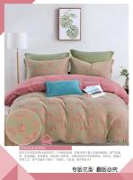 China 100% Washed Combed Cotton Double Jacquard Bedding Set Pure Cotton Duvet Cover Pillow Case for sale