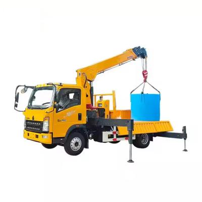 China XDEM Premium Truck-Mounted Cranes Straight Arm for Construction with Cantilever Rotation and Electrohydraulic Technology for sale