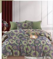 China Preshrunk Soft Cotton Jacquard Fabric Bedding Set Duvet Cover Bed Sheet Pillow Case for sale