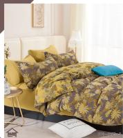 China 100% Washed  Cotton Color Weaving  Double Jacquard Bedding Set for sale