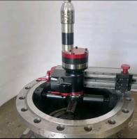 China XDEM Portable Flange Facer Pneumatic Flange Facing Shipyard Mining Repair for sale