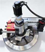 China XDEM Portable Flange Facer Flange Facing Machine Shipyard Mining Repair for sale