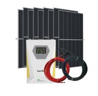 China Galvanized Frame Complete Solar Power System 300W-20KW High Efficiency 15%-22% Off-Grid Photovoltaic Equipment for Home & Farm Energy Supply for sale
