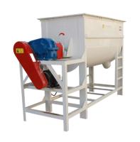 China Horizontal Anti-Corrosion Livestock Feed Mixer Low Maintenance Farm Feed Blending Machine With Safe Rounded Edge for sale