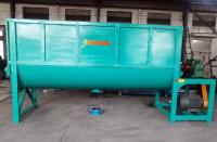 China Horizontal Anti-Corrosion Livestock Feed Mixer Low Maintenance Farm Feed Blending Machine With Safe Rounded Edge for sale