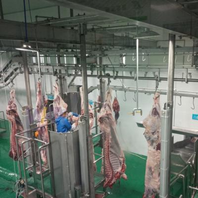China Slaughtering Equipment Stainless Steel PLC Control Automatic Conveying Slaughter Line For Efficient Animal Meat Processing CE Certified for sale