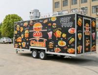 China Custom Mobile Food Trailer with Full Kitchen Equipment, BBQ Food Truck, Container Food Cart, Mobile Bar & Catering Trailer for Street Food, Events, Festivals and Outdoor Business for sale