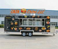 China Custom Mobile Food Trailer with Full Kitchen Equipment, BBQ Food Truck, Container Food Cart, Mobile Bar & Catering Trailer for Street Food, Events, Festivals and Outdoor Business for sale